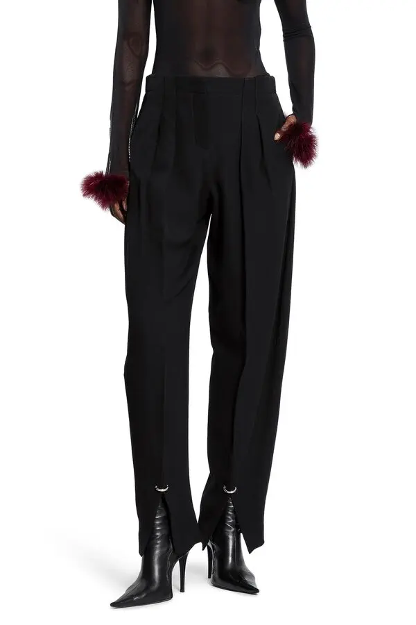 MUGLER Pierced Loose Tailored Trousers