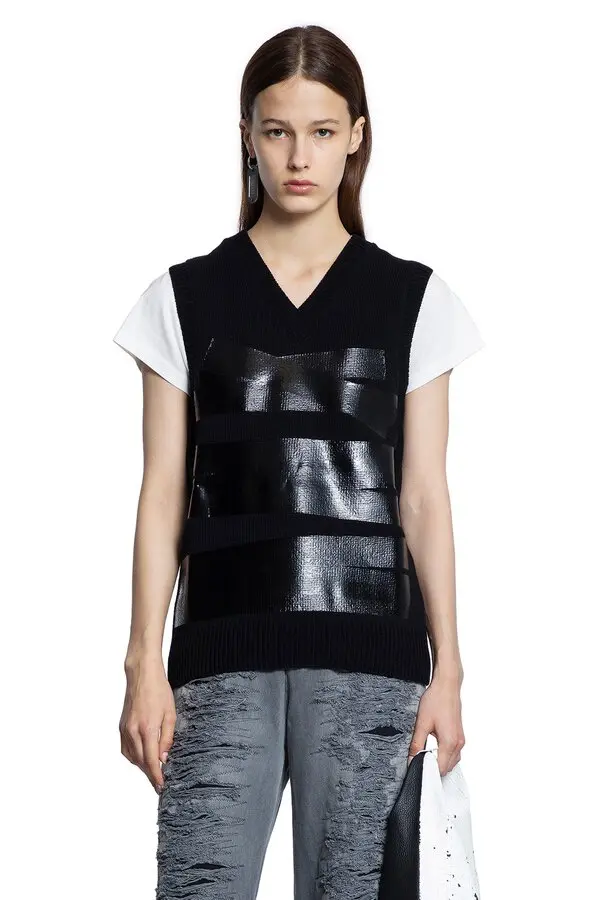 MAISON MARGIELA Wool Blend V-neck Vest