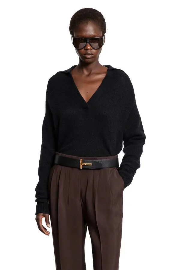 TOM FORD V-neck Cashmere Silk Sweater