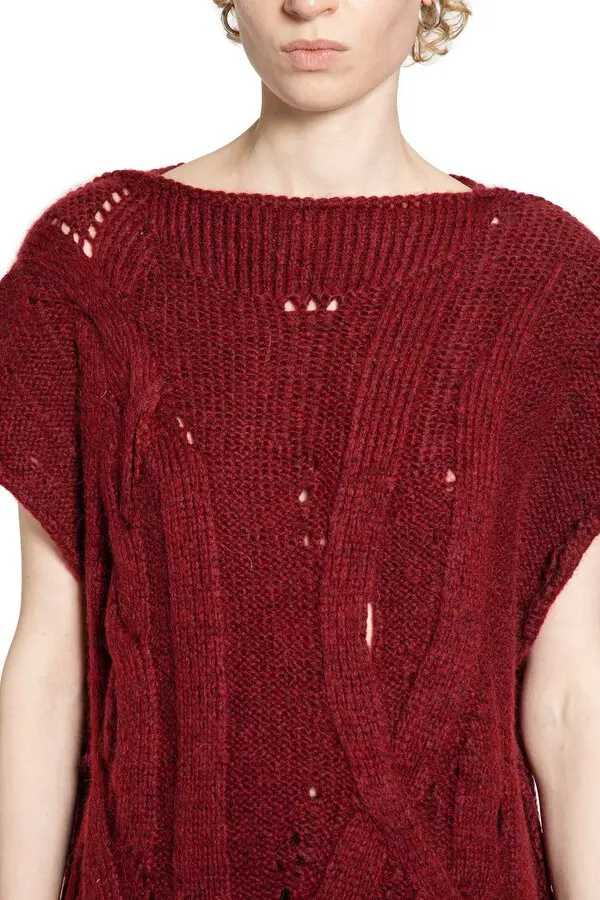 HALOS Alpaca Wool Cable Knit Vest