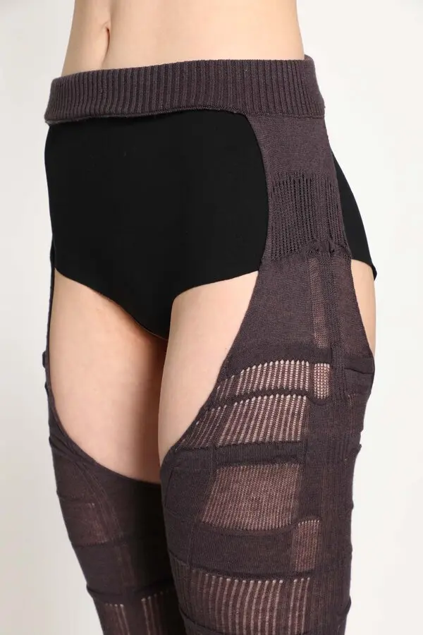 HALOS Checked Footless Tights