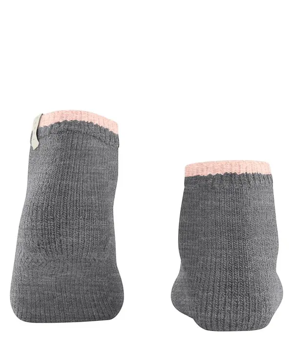 Falke Cosy Plush Ankle Socks With Wool And Alpaca Blend - Grey