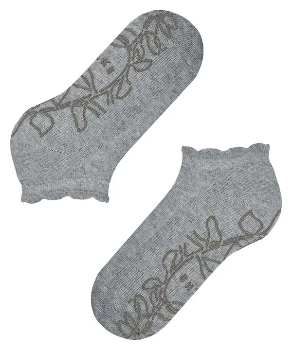 Falke Soft Elegance Ankle Socks - Grey