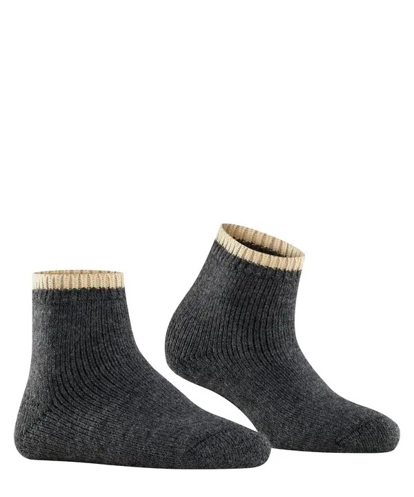 Falke Cosy Plush Ankle Socks - Grey