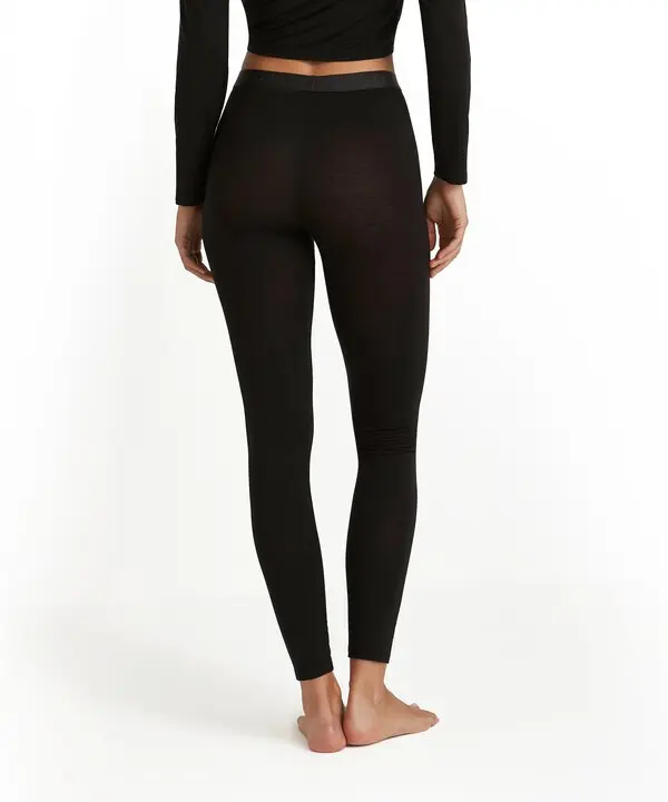 Falke Climawool Thermal Leggings - Black