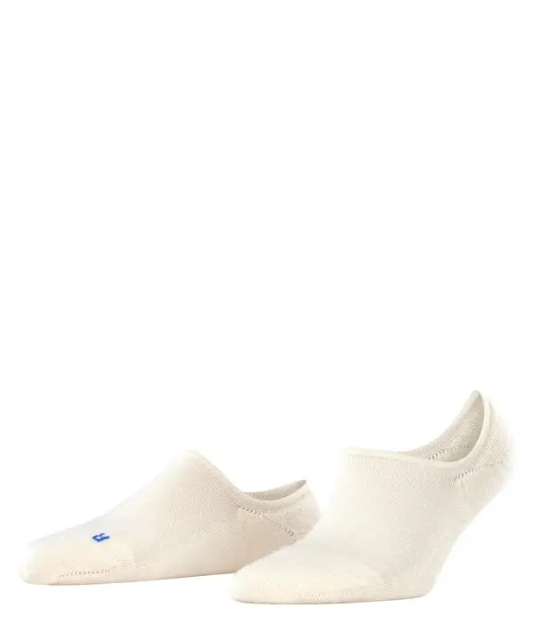Falke Invisible Socks With Padded Sole And Merino Wool - White