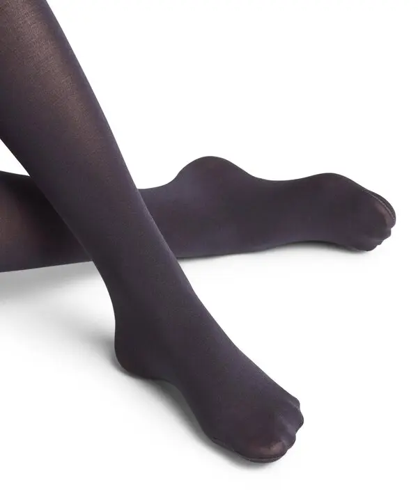 Falke Cotton Touch Tights - Blue