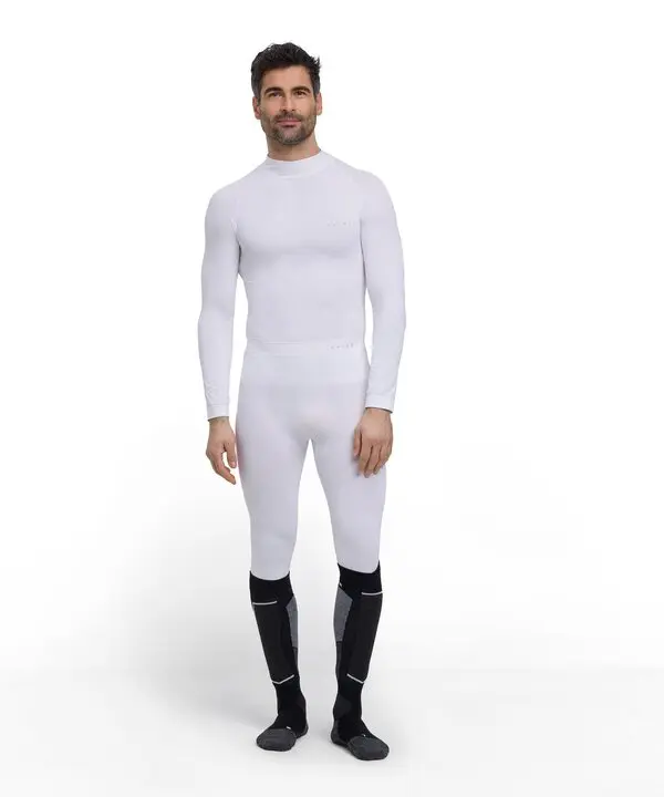 Falke Sporty Fit Thermal Long Trousers - White