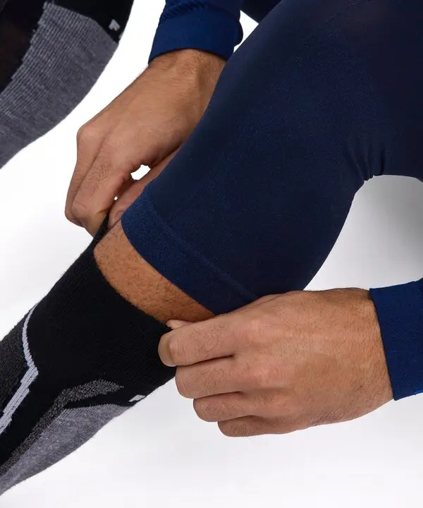 Falke 3/4 Warm Performance Trousers - Blue
