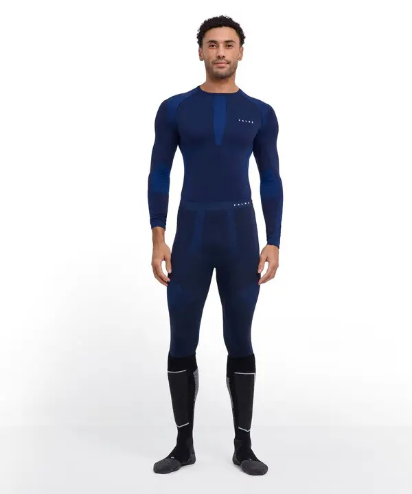 Falke 3/4 Warm Performance Trousers - Blue