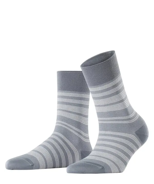 Falke Sunset Stripe Crew Socks - Grey