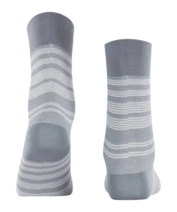 Falke Sunset Stripe Crew Socks - Grey