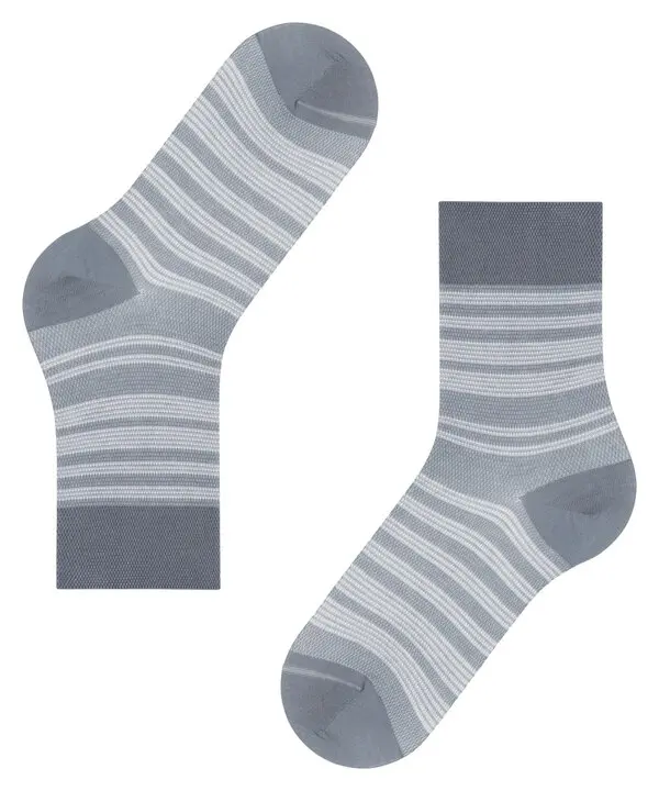 Falke Sunset Stripe Crew Socks - Grey