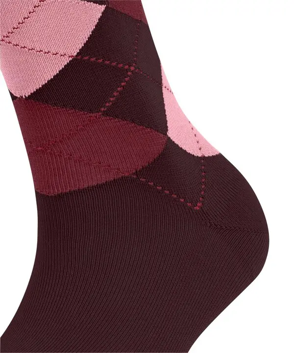 Falke Sensitive Argyle Dress Socks - Red