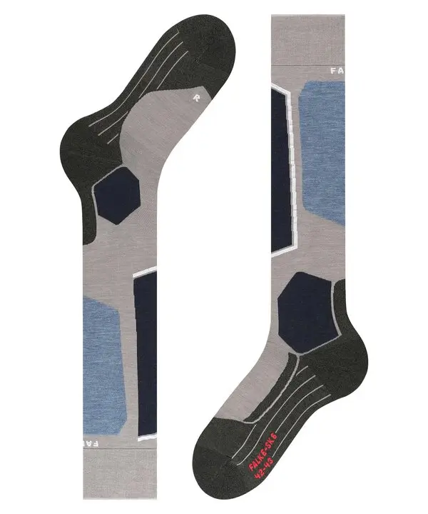 Falke Sk6 Pro Skiing Sports Socks - Grey