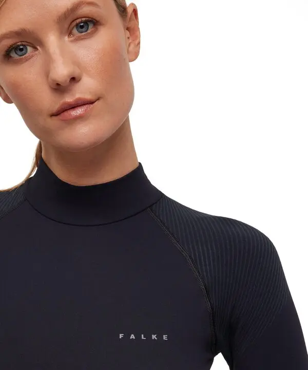 Falke Long Sleeve Turtleneck Baselayer - Black