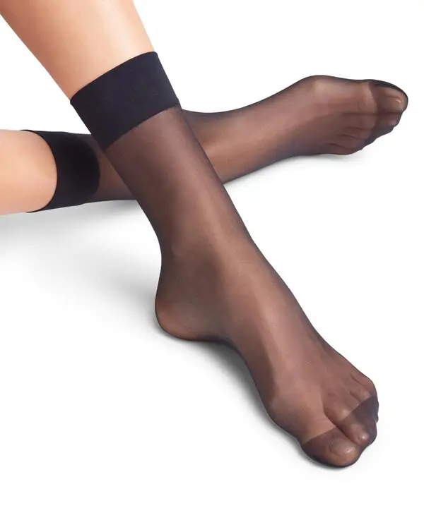 Falke Pure Matt 20 Denier Stockings - Blue