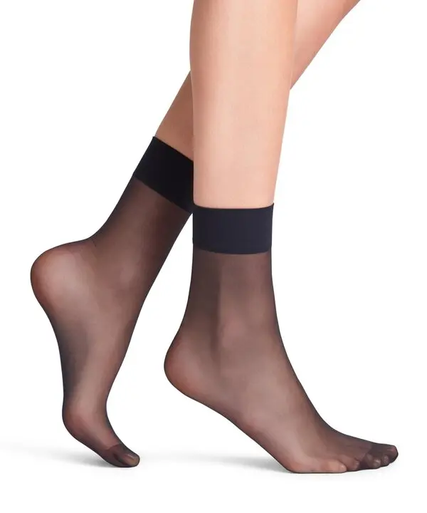 Falke Pure Matt 20 Denier Stockings - Blue