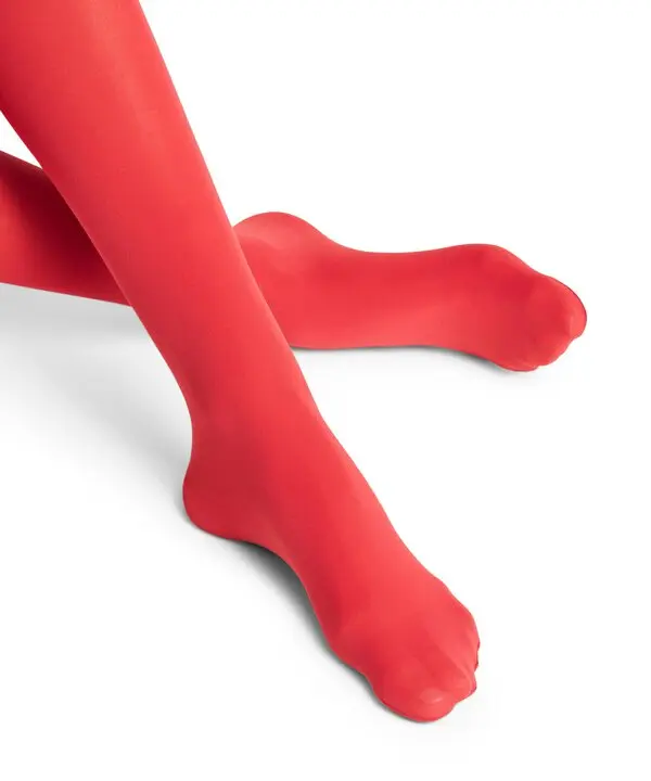 Falke Pure Matt 50 Denier Tights - Red
