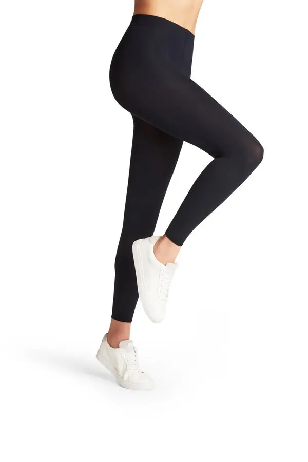 Falke Pure Matt 100 Denier Tights - Blue