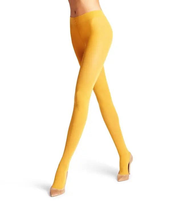 Falke Pure Matt 50 Denier Tights - Yellow