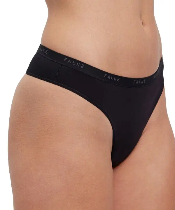 Falke 2-pack Thong Daily Comfort - Black