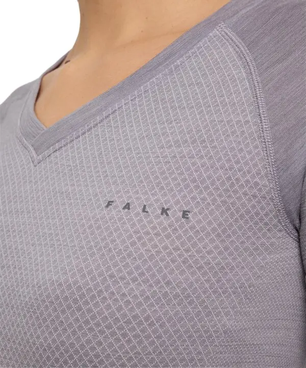 Falke Wool-tech Light Long Sleeve Shirt - Grey