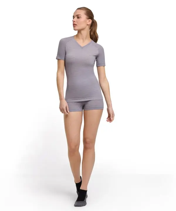 Falke Wool-tech Light Short Sleeve V-neck Shirt