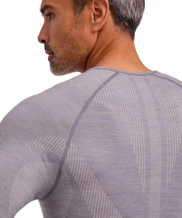 Falke Wool-tech Long Sleeve Base Layer - Grey