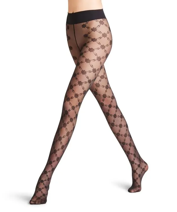 Falke High Waist Naked Grace 20 Den Tights - Black