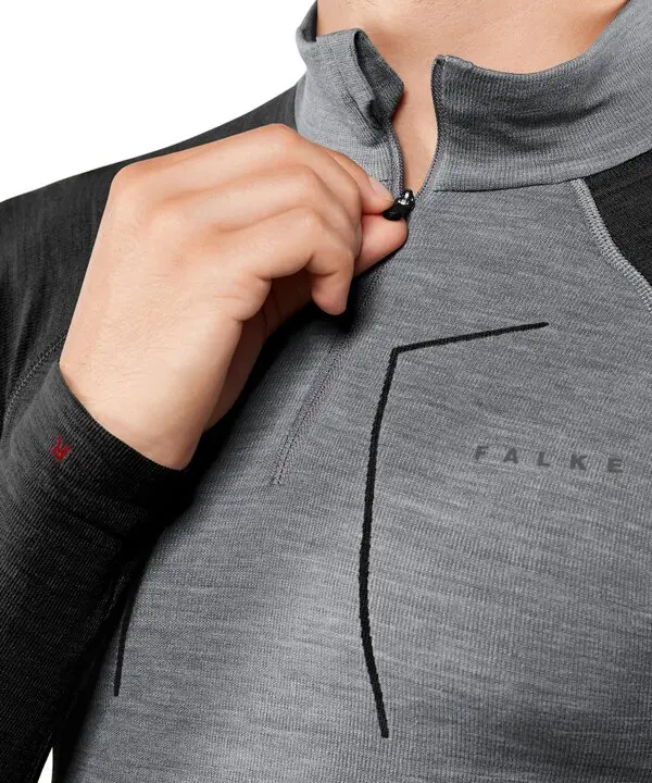 Falke Wool-tech Half Zip Long Sleeve Shirt