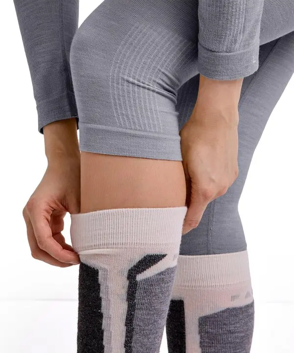 Falke 3/4 Wool-tech Base Layer - Grey