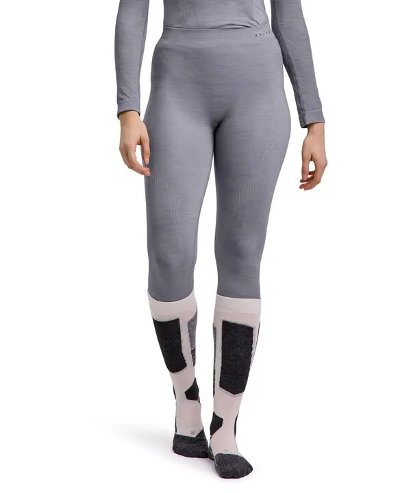 Falke 3/4 Wool-tech Base Layer - Grey