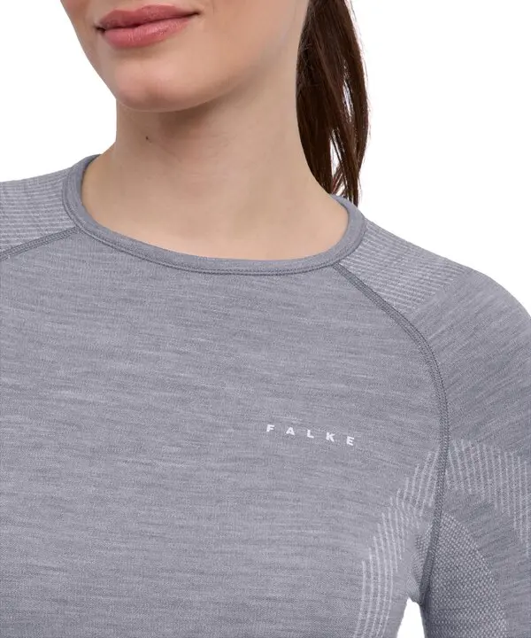 Falke Long-sleeve Shirt Wool-tech - Grey