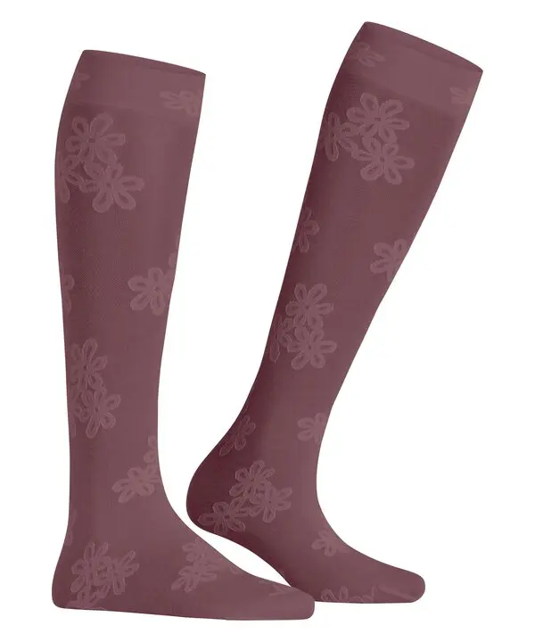 Falke Ice Flower 40 Den Knee-high Socks