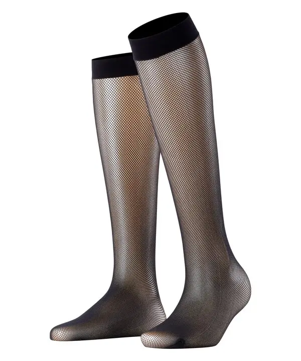 Falke Knee High Mesh Socks - Black