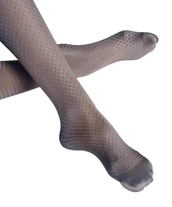 Falke Dawn 40 Denier Patterned Tights - Blue