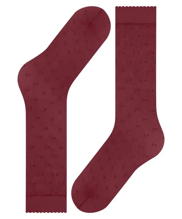Falke Knee High Socks With Polka Dot Pattern - Red