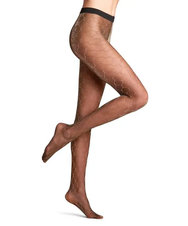 Falke Fascination 20 Denier Patterned Tights With Lurex