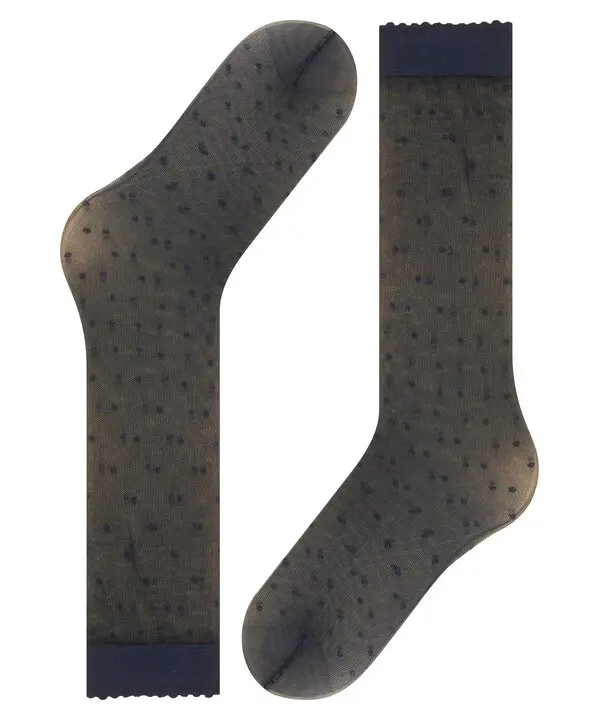 Falke Dot 15 Den Knee High Socks - Blue