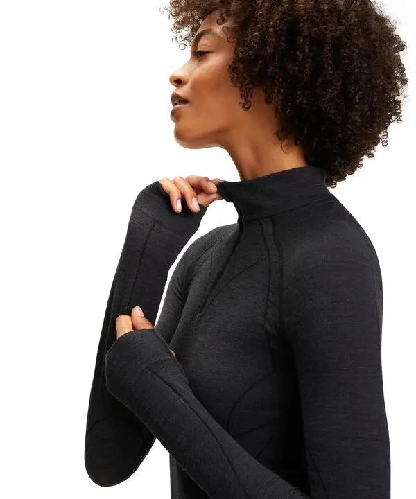 Falke Wool-tech Zip Neck Baselayer