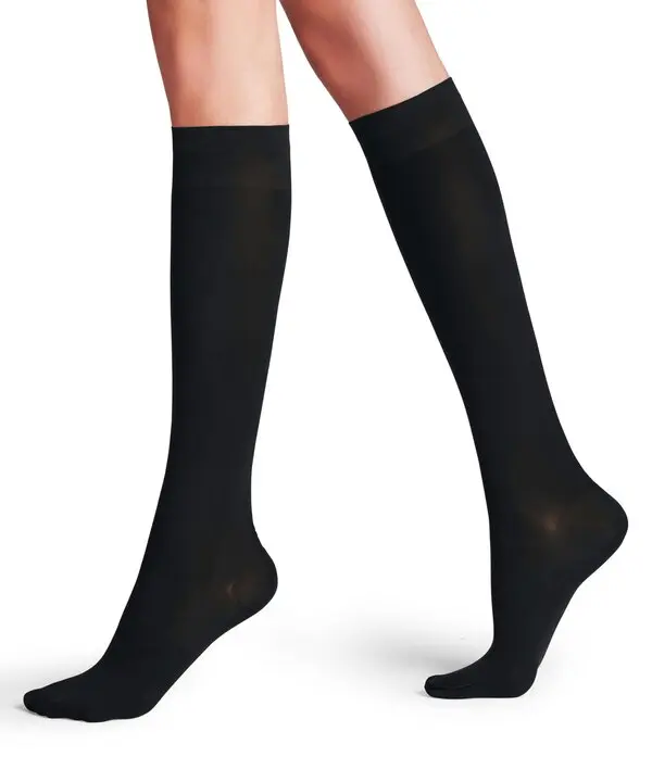 Falke Vitalize 40 Den Knee-high Compression Socks - Black