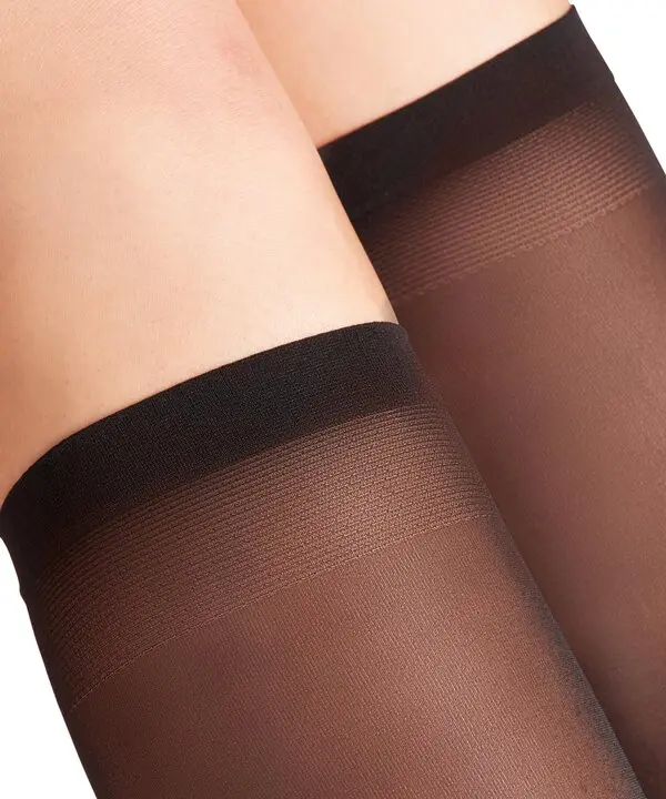 Falke Vitalize 20 Den Knee-high Socks - Black