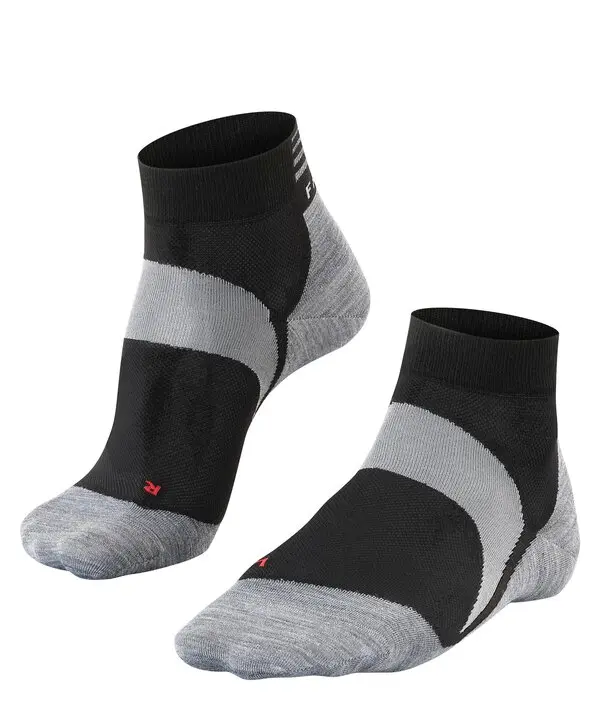 Falke Bc6 Pro Short Biking Socks - Black