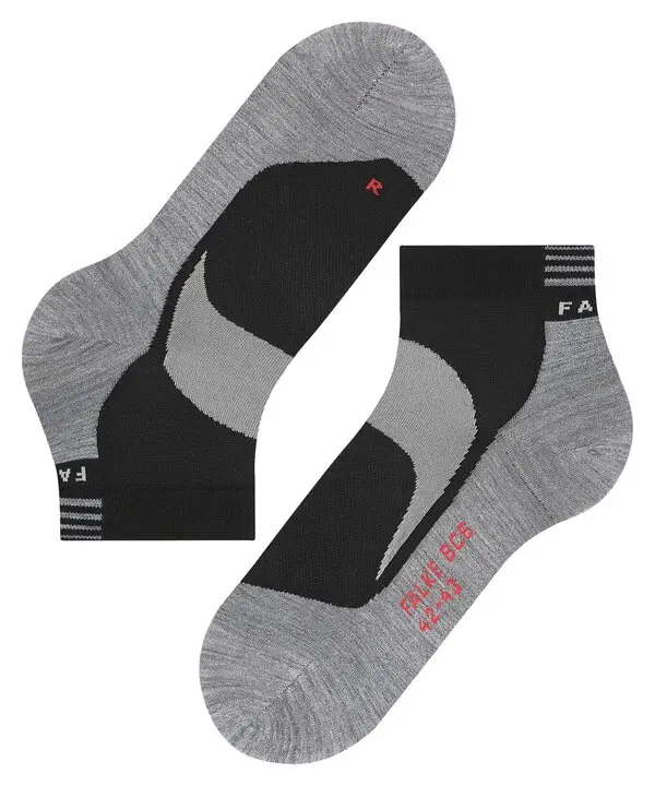 Falke Bc6 Pro Short Biking Socks - Black