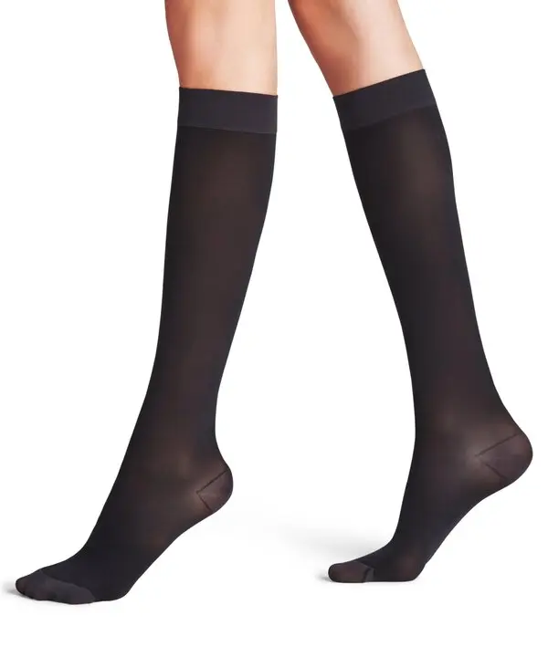 Falke Energize 50 Den Knee High Compression Socks - Black
