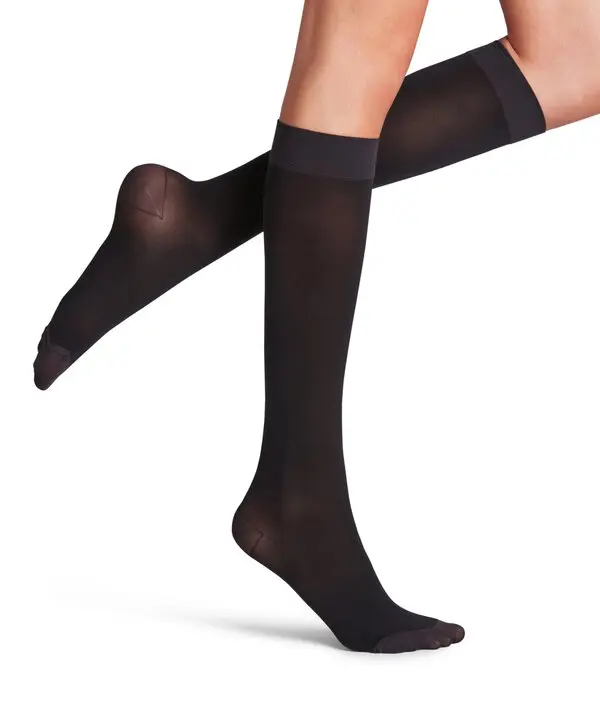Falke Energize 50 Den Knee High Compression Socks - Black