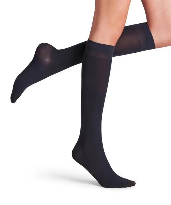 Falke Vitalize 40 Den Knee High Compression Socks - Blue