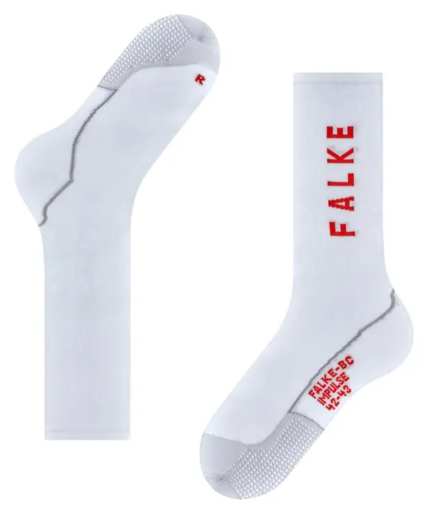 Falke Bc Impulse Peloton Sports Socks - White