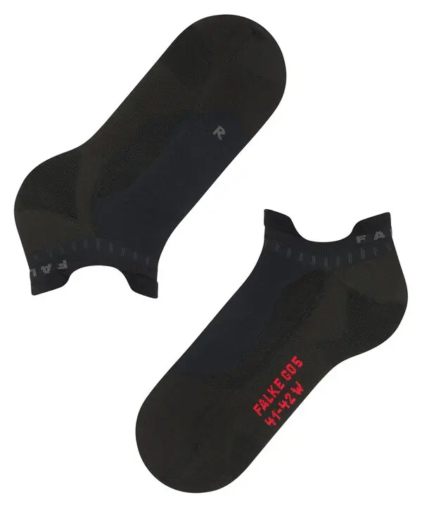 Falke Go5 Invisible Golf Socks - Black